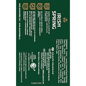 Irish Spring Aloe Bar Soap, (00035000141705), 3.7 Ounce (Pack of 8)
