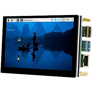 waveshare Compatible with Raspberry Pi Touchscreen 5inch DSI LCD Touch Screen 800×480 Resolution TFT LCD Display Monitor for Raspberry Pi Model 4B/3B+/3A+/3B/2B/B+/A+,CM3/3+