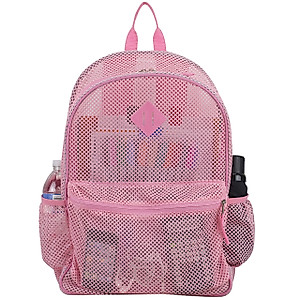 Eastsport Mesh Backpack, Candy Pink