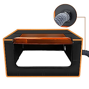 Twotrees Laser Engraver Enclosure for TS2 800x800x400mm Fireproof and Dustproof Large Protective Cover with Ventilation System for Most Indoor Laser Engraver Upgrade Accessories