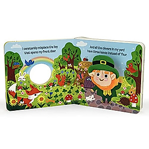 Happy Leprechaun Finger Puppet Plush St. Patrick's Day Board Book Ages 0-4 (Finger Puppet Board Book)