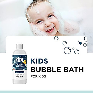 Lavender Bubble Bath for Kids with Aloe - Sudsy Bubble Bath with Aromatherapy Essential Oils for Relaxing and Lavender Oil Baby Bath Wash - Kids Bath Enriched with Nourishing Aloe Vera and Vitamin E