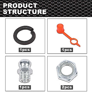 CNNELL Steering Gear Box Stabilizer Bar Brace Compatible with Dodge Ram 1500 2500 3500 4X4 4WD 3.9L / 5.2L / 5.9L / 8.0L 1994-2002(GASOLINE AND DIESEL)1032004