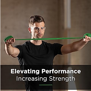 THERABAND Professional Latex Resistance Bands, Individual 6 Ft Elastic Band for Upper & Lower Body Exercise, Physical Therapy, Pilates, At-Home Workouts, 6 Foot, Green, Heavy, Intermediate Level 1