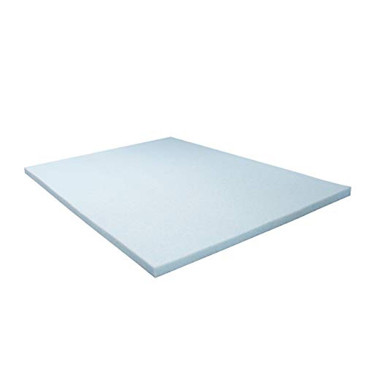 LOUNJ Gel Memory Foam Mattress Topper, Made in USA (Full XL)