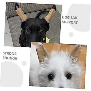 BESPORTBLE 2 Pairs Ear Patch Puppy Dog Ear Cleaner Dog Posting Kit Safety Dog Ear Support Doberman Dog Ear Posting Supplies Ear Forms for Dogs Large Dog Ear Correction Accessory Milk