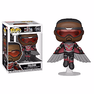 Funko Pop! Marvel: The Falcon and The Winter Soldier - Falcon (Flying) Vinyl Figure (Bundled with Pop Box Protector Case)