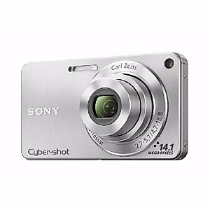 Sony DSC-W350 14.1MP Digital Camera with 4x Wide Angle Zoom with Optical Steady Shot Image Stabilization and 2.7 inch LCD (Silver)