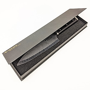 Kyocera - KTN-160-HIP Kyocera Premier Elite Ceramic Chef's Santoku Knife, 6-inch, Black