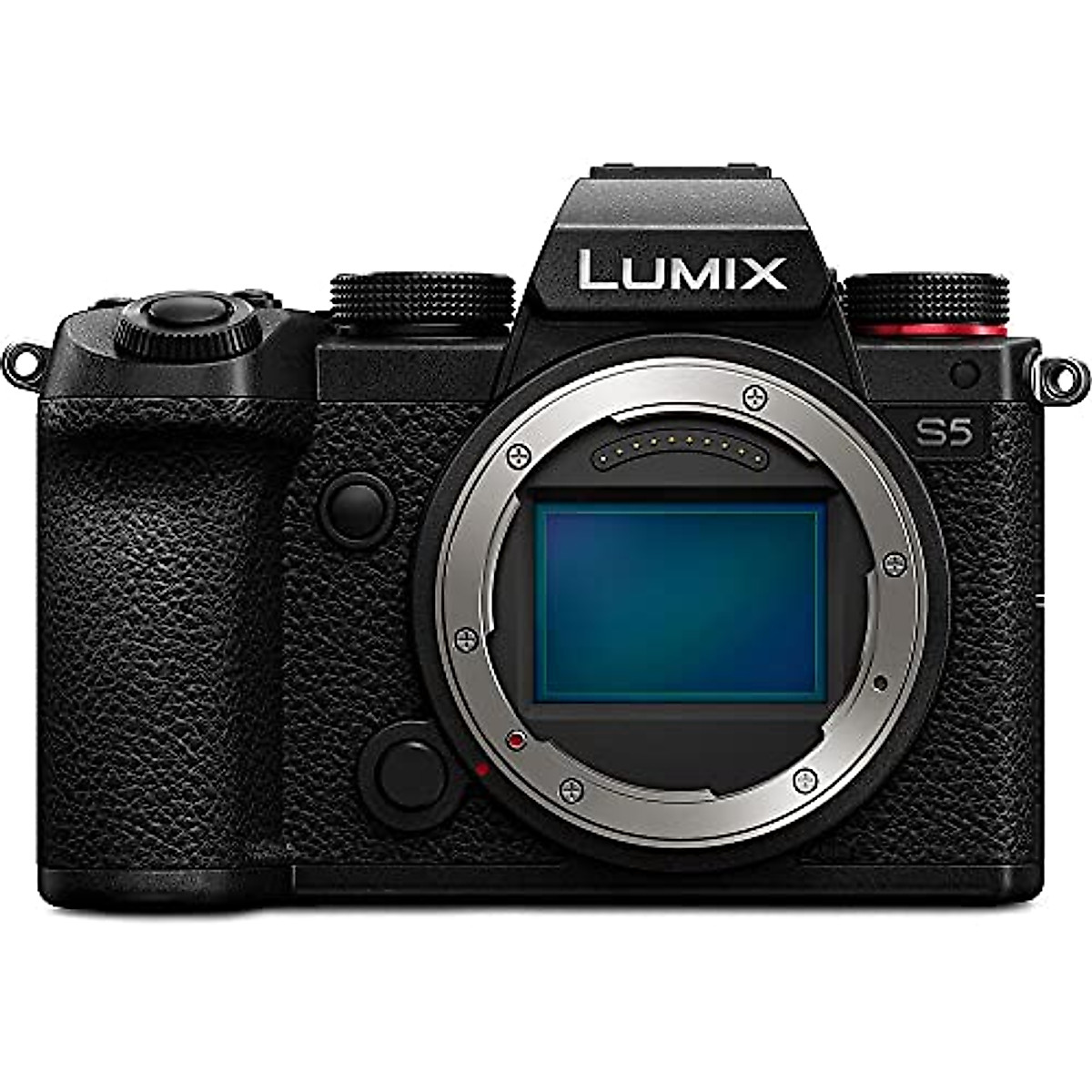 Panasonic Lumix DC-S5 Mirrorless Digital Camera (Body) - Essential Bundle Includes: Sandisk Extreme Pro 64GB SD, Memory Card Reader, Gadget Bag, Blower. Microfiber Cloth and Cleaning Kit