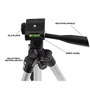 Navitech Lightweight Aluminium DSLR Camera Tripod Compatible with The Panasonic Lumix GX9