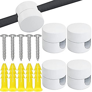 ITROLLE 5PCS Lamp Hooks Swag Hook, Chandelier Lighting Hook, Ceiling Lights Cable, Ceiling Wall Hanging Swag Hook for Hanging Pendant Lighting Fixture DIY Chandelier Lighting Hook, White