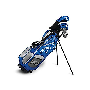 Callaway Golf Xj Junior Golf Set, Level 3, 7 Piece Set, Right Hand, Blue
