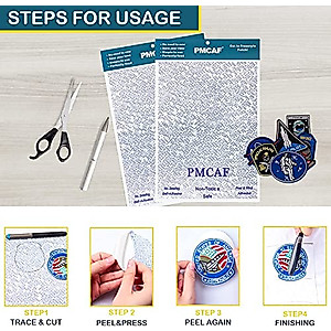 Double-Sided Patch Adhesive, Boy Scout Patch Adhesive Cut to Fit Freestyle Patch Adhesive Kit (2 Pack)