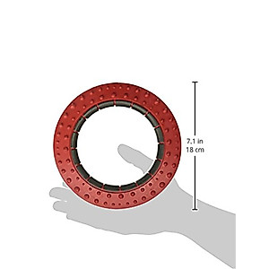 Petmate Dogzilla Treat Roller Toy, Red/Grey