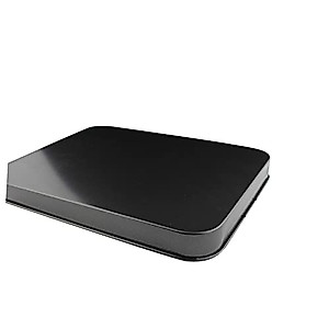 FURLOU Metal Serving Tray Accessory Tray Oven Roasting Pan Cookie Tray Black Cake Plates Cake Baking Tray Baking Pans Big Cake Brownie Baking Tools Bread Pan Black Non Stick Baking Tray Plate