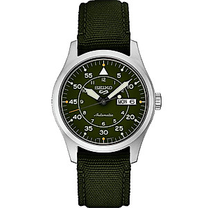 SEIKO 5 Automatic Watch SRPH29K1, Green, Belt