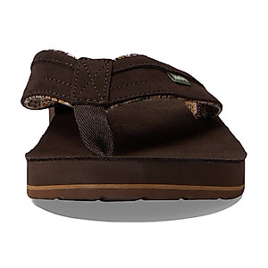 Sanuk Ziggy ST Suede Brown 11 D (M)