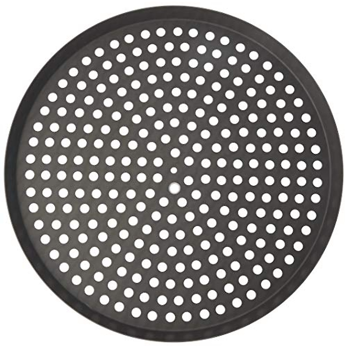 Lloyd Pans Perforated Pizza Cutter Pan, Pre-Seasoned PSTK, Anodized Aluminum, 14 inch by .75 inch deep