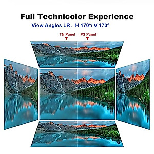 ADBEN 15.6inch FHD 1080P Laptop Monitor IPS Screen Portable Gaming External Monitor Plug&Play with PU Leather Cover Compatible with Laptop PC Phone Mac Xbox PS5/PS4 Switch