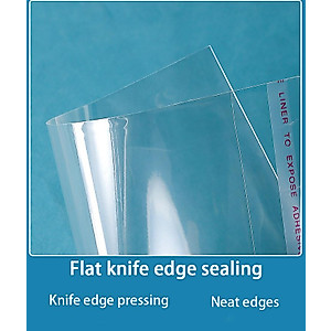 Versatile Clear Cello Bags - Perfect for Shirt Packaging and Clothing Sales - 100 Count 10x13 Inches