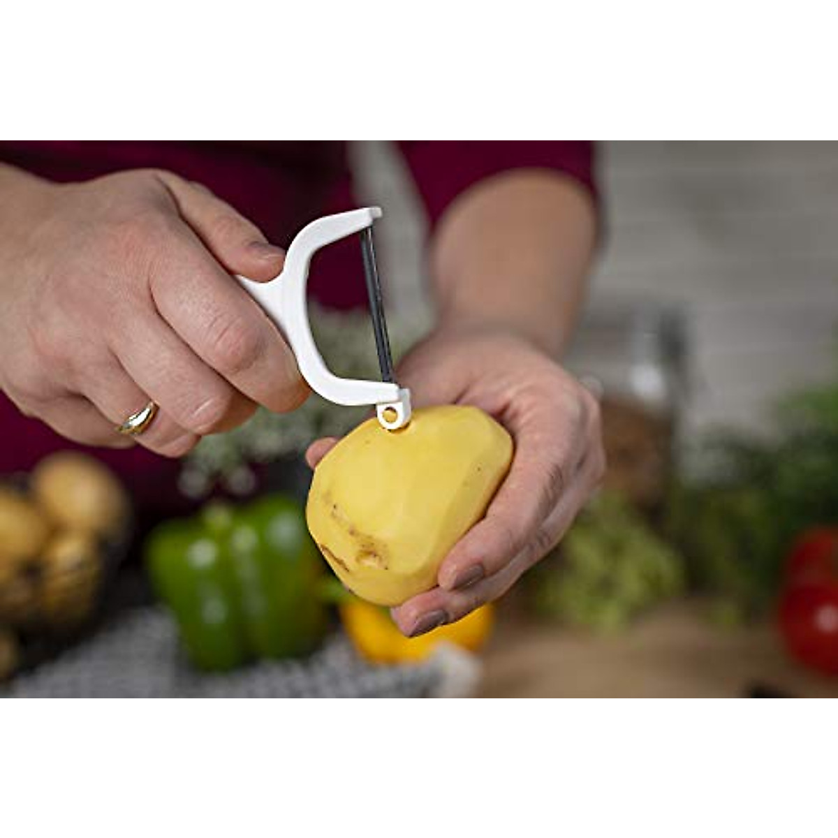 Kuhn Rikon "Swiss" Peeler, White