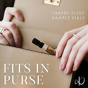 Infinite Scents Perfume Sampler Set for Women: 12 High-End Designer Perfumes + Expert Scent Guide + Deluxe Velvet Gift Pouch for Girlfriend, Wife, Mother