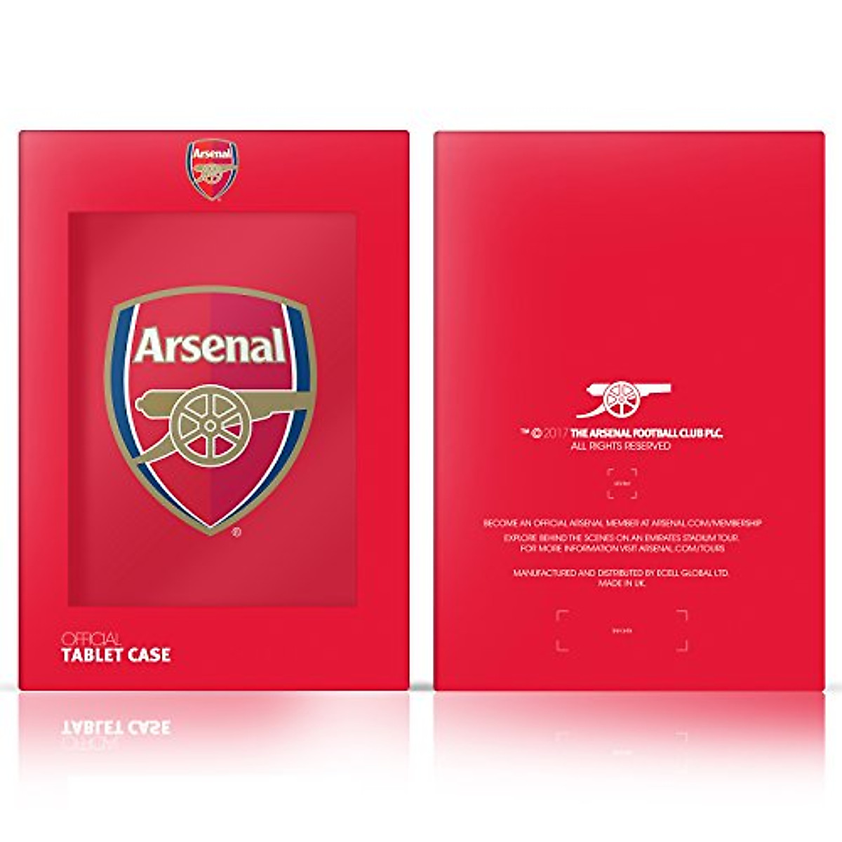 Head Case Designs Officially Licensed Arsenal FC Home 2023/24 Crest Kit Leather Book Wallet Case Cover Compatible with Apple iPad Air 2020/2022