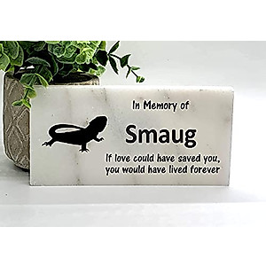 Bearded Dragon Memorial Stone - Real Stone Personalized by Florida-Funshine