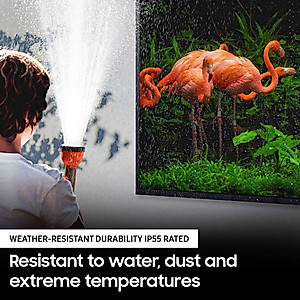 SAMSUNG QN55LST7TA The Terrace 55" Outdoor-Optimized QLED 4K UHD Smart TV with an Additional 3 Year Coverage (2020) (Renewed)