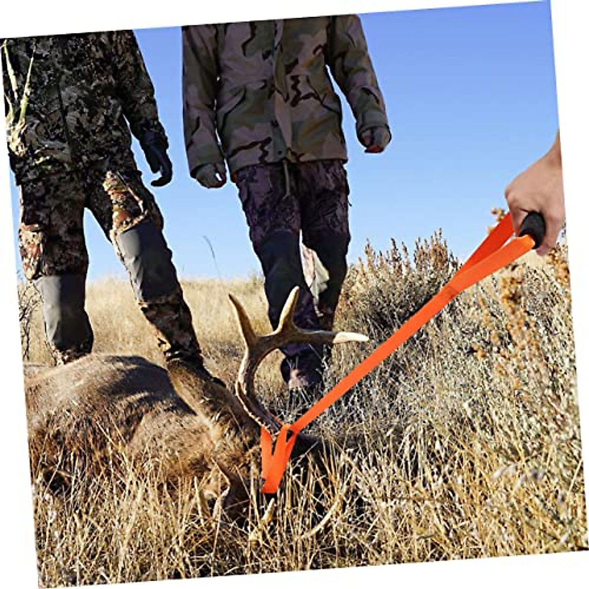 Toddmomy 2pcs Heavy Duty Strap Deer Drag Rope Deer cart Deer Daily use Strap Sturdy Deer Carrier Heavy Bow and Antlers Mop Cloth Multicolor Supplies Tow line Nylon