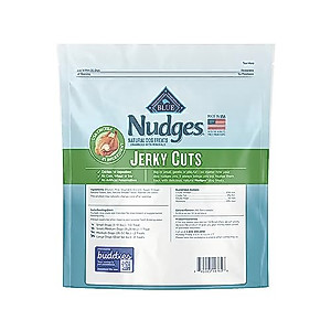 Blue Buffalo Nudges Jerky Cuts Natural Dog Treats, Chicken, 36oz