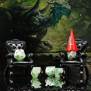 Cttasty Dice Jail, Time Out Chair and Dunce Hat, Accessories/Gift for Dungeons and Dragons, Punish Your Bad Dice in Our Chair of Shame