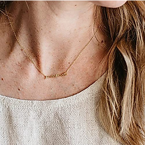 Rose Gold Mama Necklaces for Women - New Mom Gift Cute Mom Jewelry Expecting Mom Gift for Pregnant Friend, Mom to be Gifts