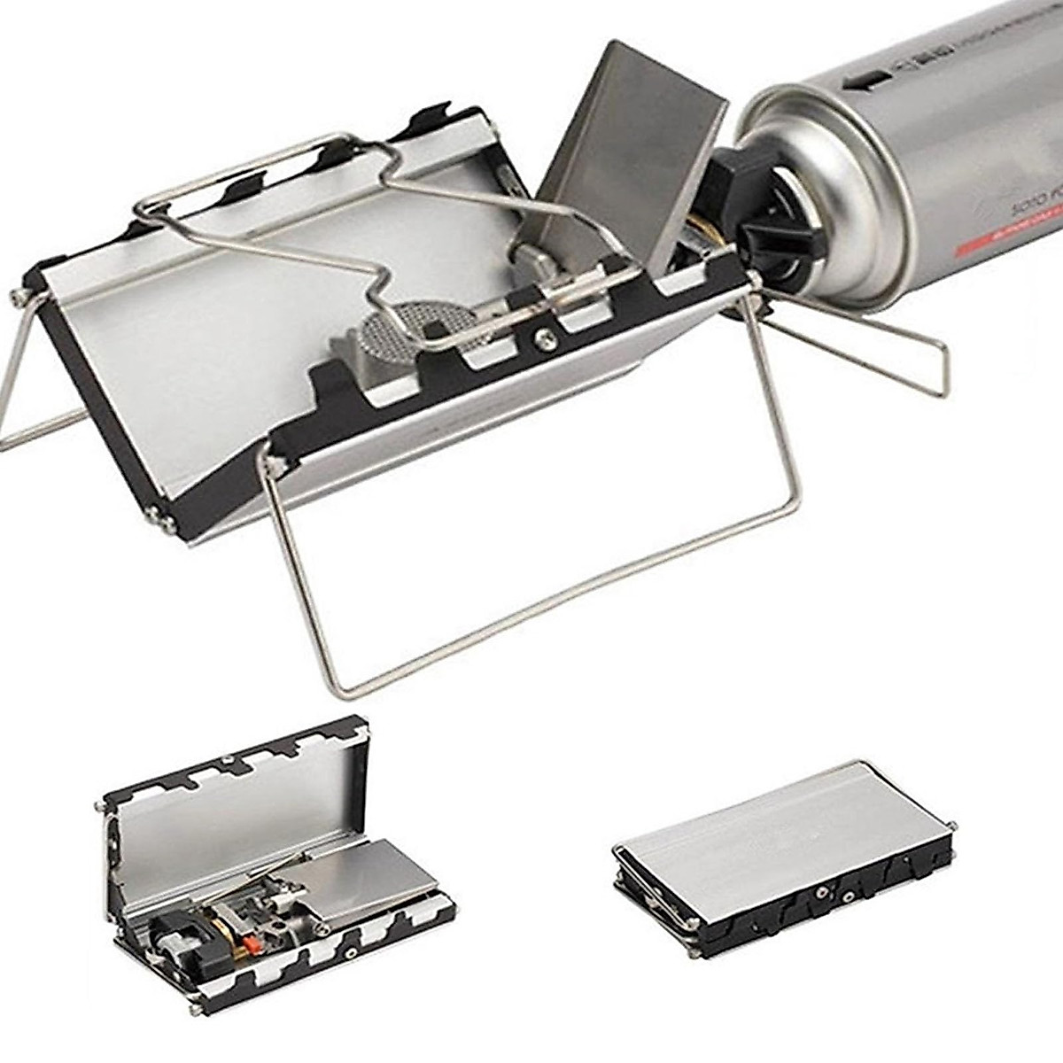 Portable Cassette Stove, Folding Camping Stove, Outdoor Camping Burner, Collapsible Camp Cooking Stove, 2600W Foldable Stainless Steel Camp Stove Camp Stove