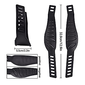 Bike Pedal Straps, 13 X 2.2 in Universal Exercise Pedal Straps for Bicycle Cycle Stationary Cycle, Adjustable Length Universal Pedal Stra Home Or Gym Feet Fixed Foot
