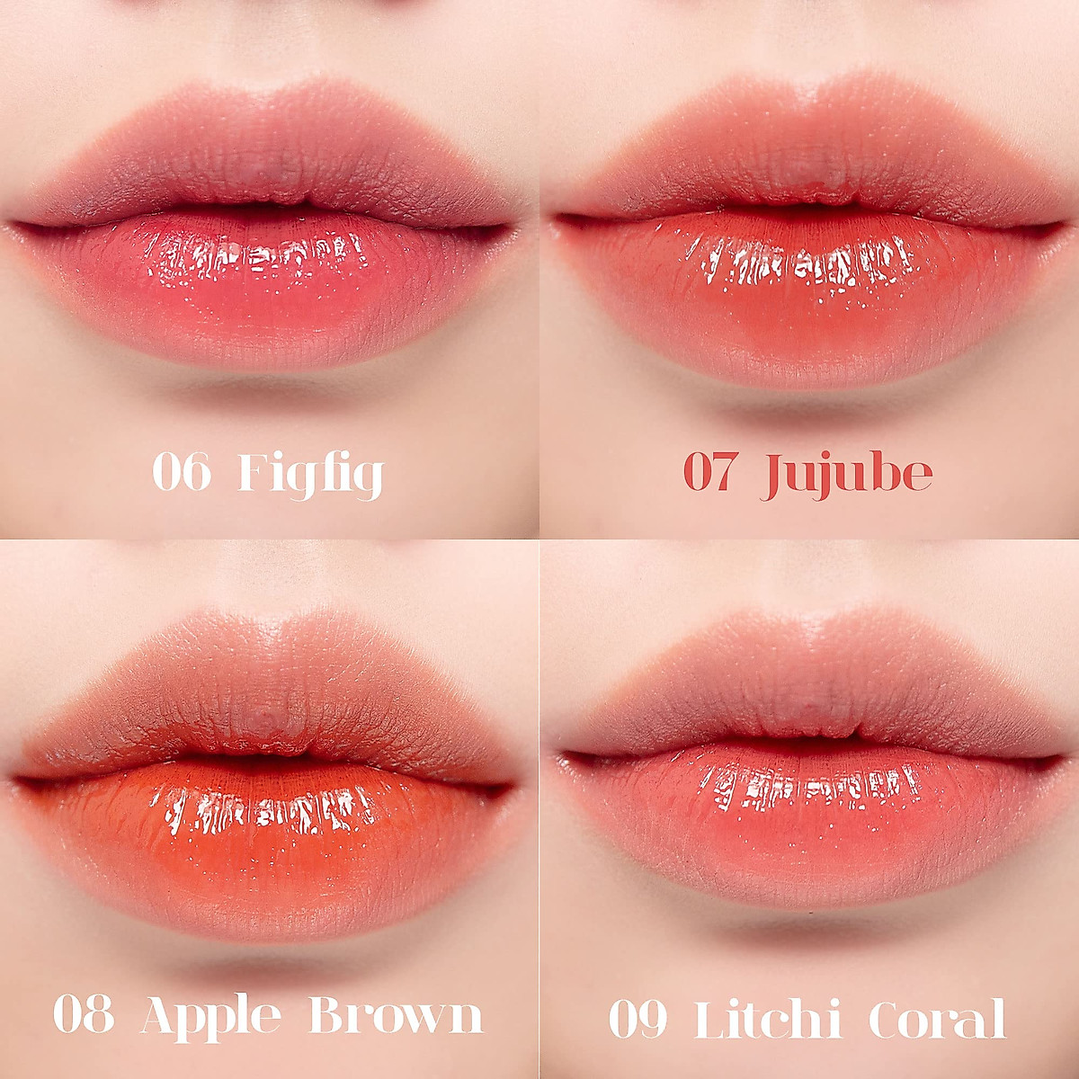 rom&nd Juicy Lasting Tint - Vivid, Juicy & Glossy MLBB Lip Tint, Long-lasting, Moisturizing, Highly-Pigmented - 5.5g