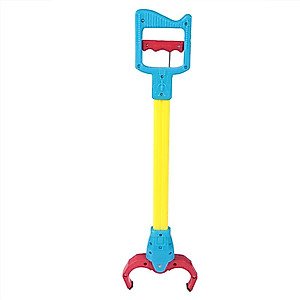 Plastic Material Kids Claw Grabber, Children Intelligence Toy Children Grabber Toy, Sturdy for Kids a Gift Children Kindergarden(Yellow)