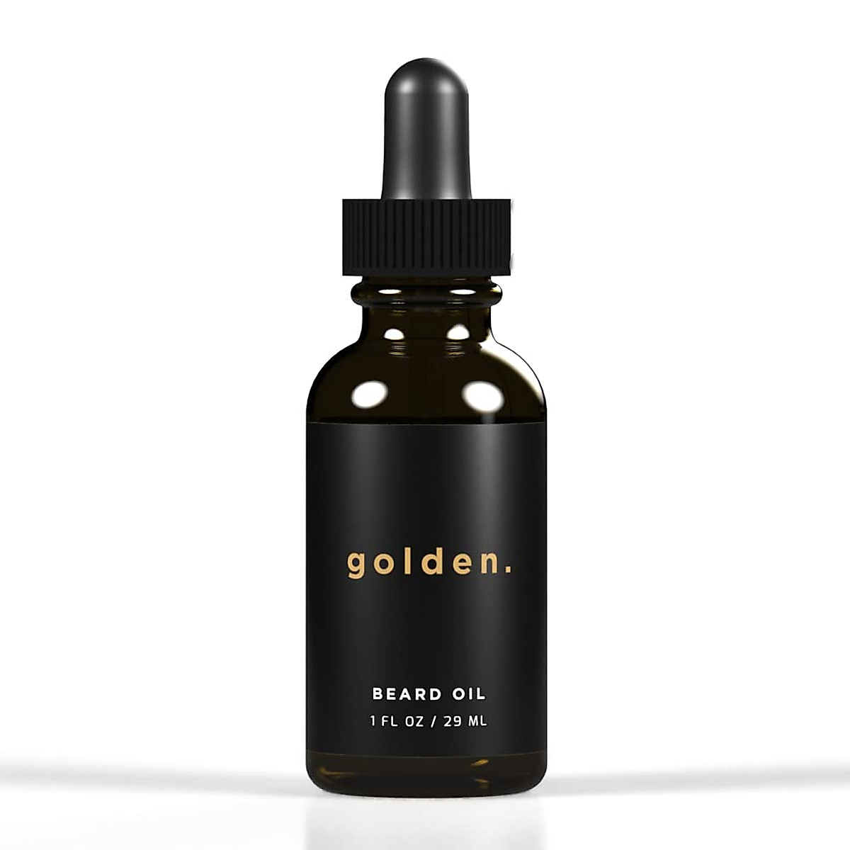 Golden Grooming Beard Oil & Balm Bundle for Men – Natural Growth Kit with Shea Butter – Tame, Moisturize & Style Your Beard - Beard Oil 1 Oz