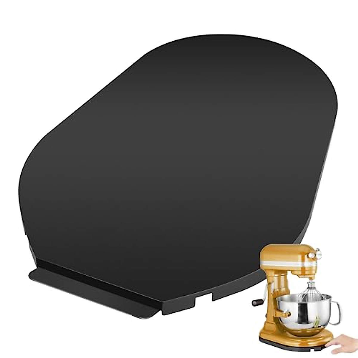 Mixer Slider for Kitchenaid 5-8 Qt Bowl Lift Stand Mixer,Sliding Tray Kitchen Appliance Slide Tray Mixer Mover Mixer Mat with Smooth Rolling Wheels for Kitchenaid Professional Series