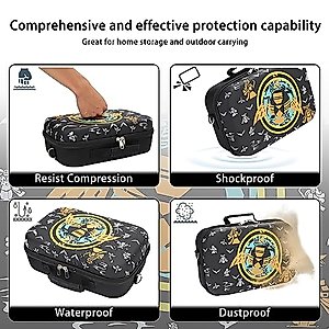 Zelda Carrying Storage Case for Nintendo Switch/OLED Model - Tears of the Kingdom - Portable Hard Shell Travel Messenger Bag Soft Lining 18Card Slots for Switch Console Pro Controller & Accessories