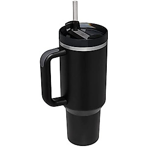 STANLEY Quencher H2.0 FlowState Tumbler 30oz (Black), 5.43'' x 11''