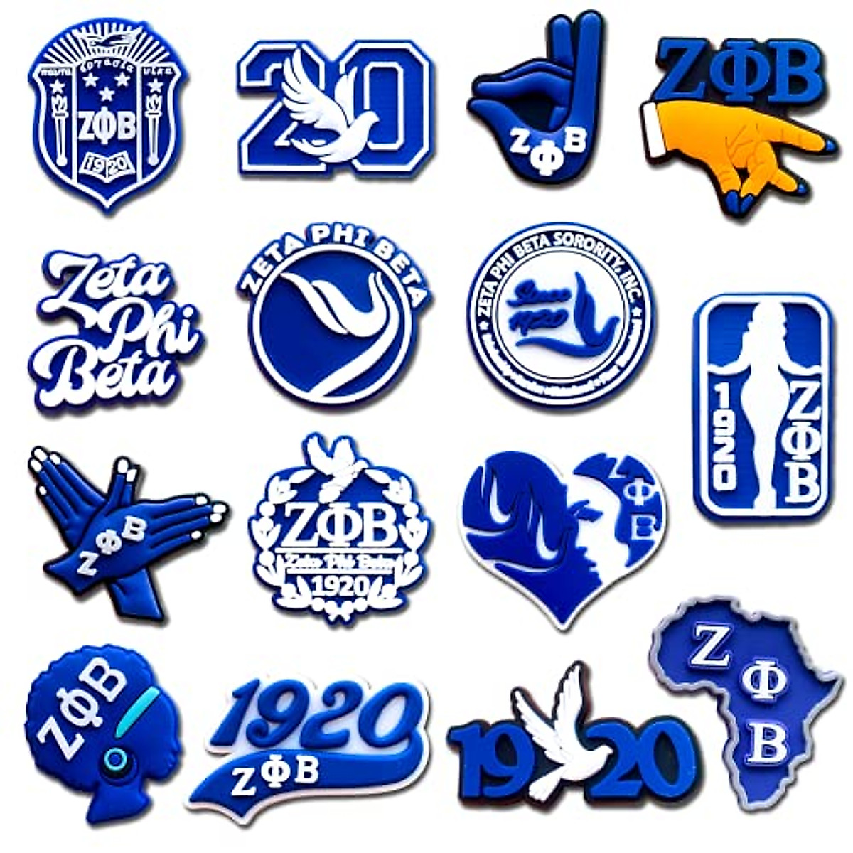 pocpockets Shoe Decoration Charms Fits for Shoes Bracelets Wristbands, Charms Decoration for Girls Women Party Favor Gifts (15)