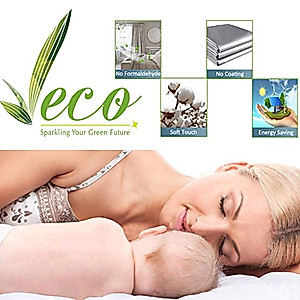 PONY DANCE Blackout Curtains 72 Long - Solid Rod Pocket Thermal Panels Black Out Window Cover Energy Efficient Light Blocking Drapes for Living Room, 42-inch by 72-inch, Black, 2 Pieces