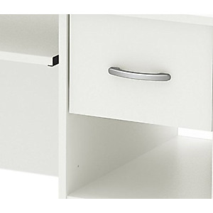 South Shore Axess Desk with Keyboard Tray, White