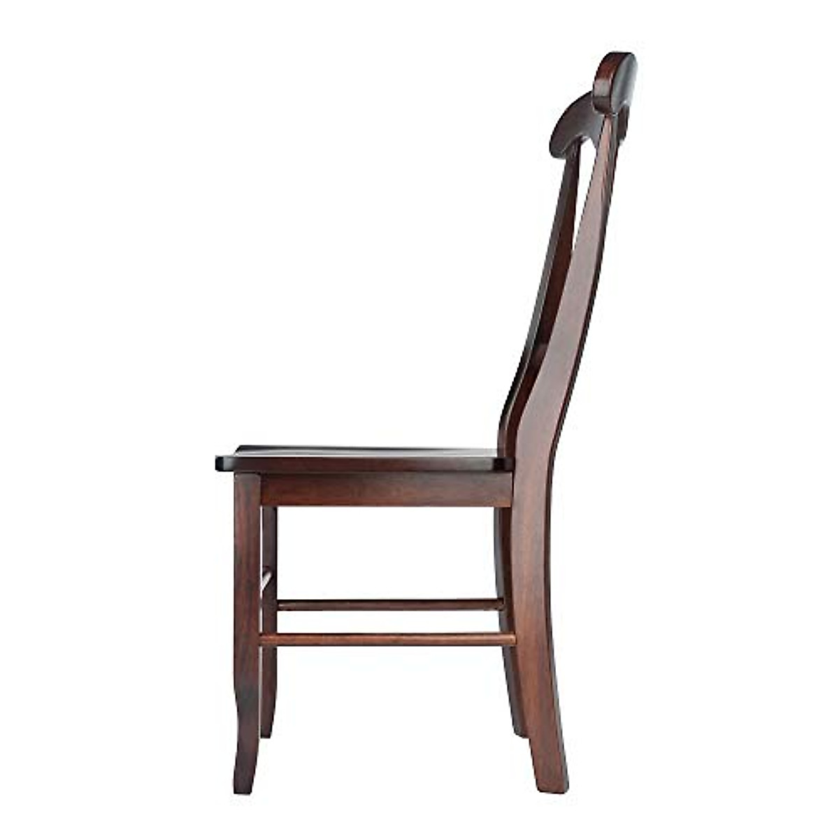 Winsome Renaissance 2-pc Dining Chair Set, Key hole back, Walnut