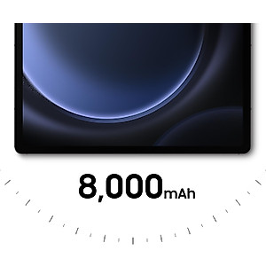 SAMSUNG Galaxy Tab S9 FE 5G (128GB, 6GB, WiFi + Cellular) Fully Unlocked Android Tablet, 10.9”, Wi-Fi 6, S Pen NOT Included, SM-X518U (Gray) (Renewed)