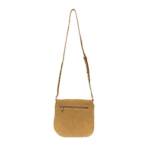 joy susan Jackie Large Flap Suede Crossbody Bag
