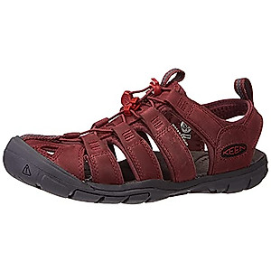 KEEN Women's Sneaker Sandal, Burgundy, 7.5