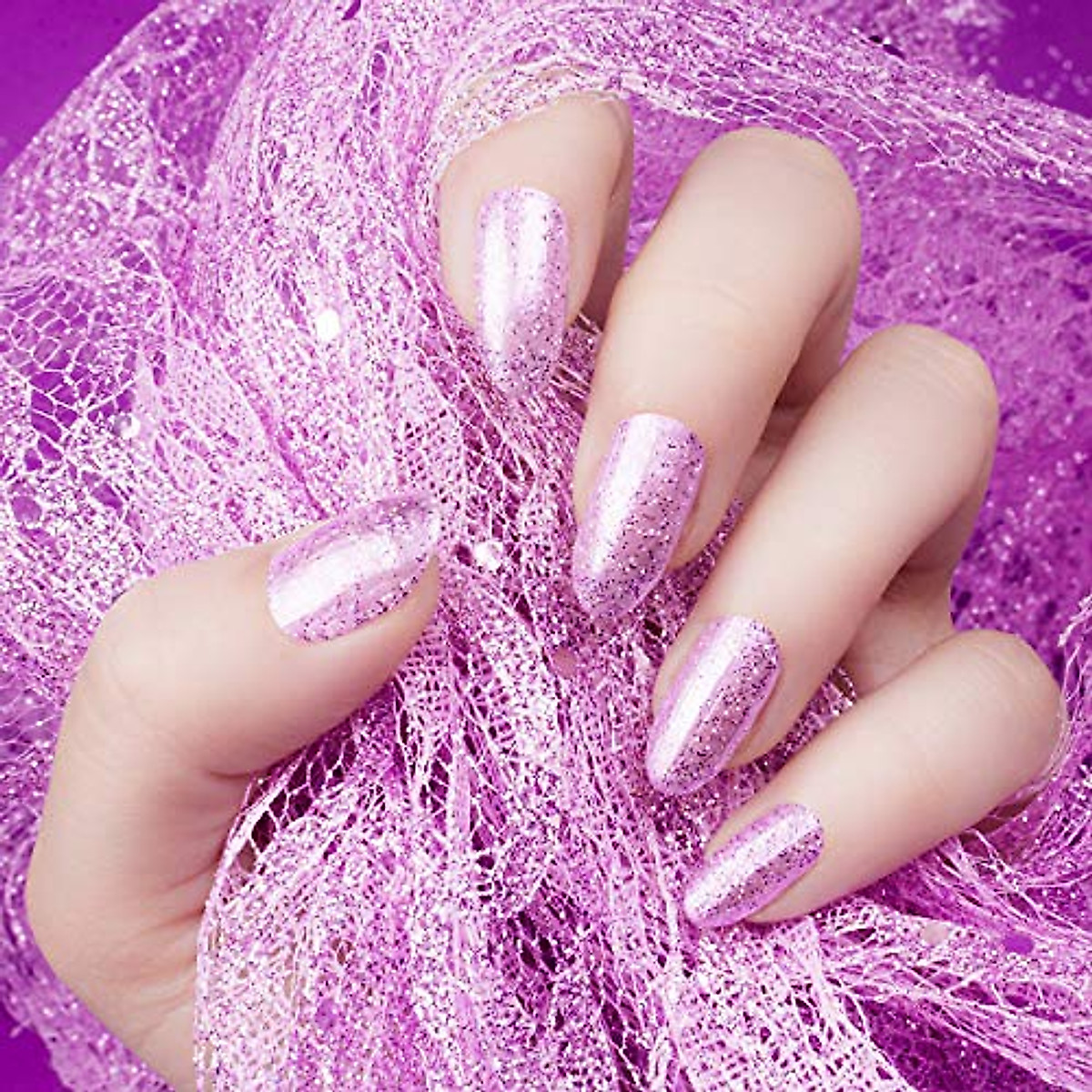 Hemway Premium Ultra Sparkle Glitter Multi-Purpose Metallic Flake for Nail Art, Cosmetic Graded, Makeup, Festival and Hair 100g / 3.5oz - Ultrafine (1/128 0.008 0.2mm) - Silver Holographic